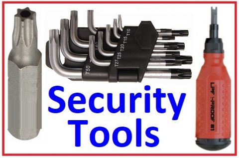 Security Tools - Loss Prevention Fasteners